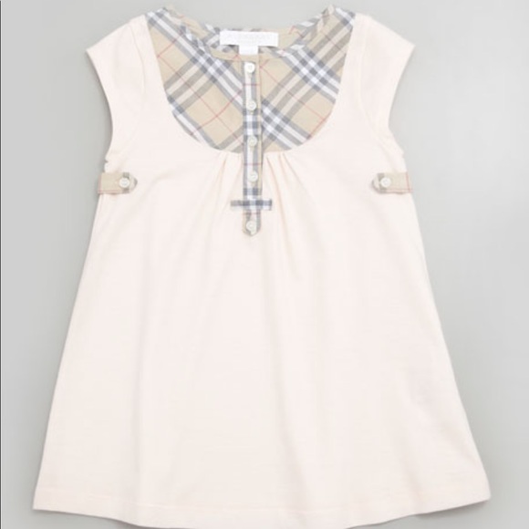 Burberry | Matching Sets | Burberry Baby Checkbib Dress Ice Pink 2m New ...